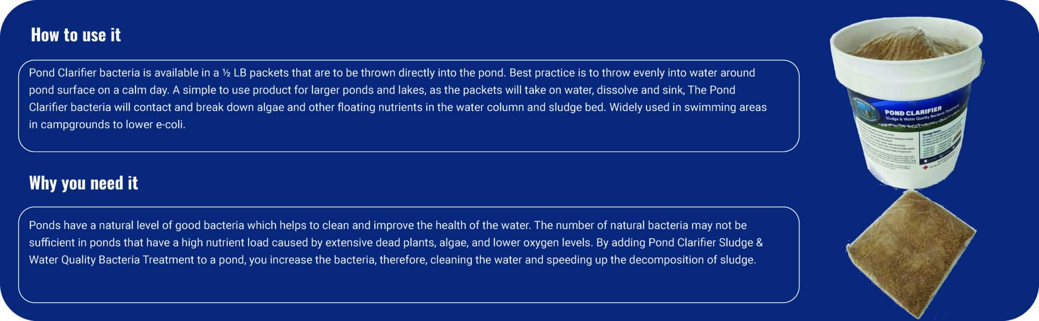 Pond Clarifier & Bacteria Treatment | Pond Perfections